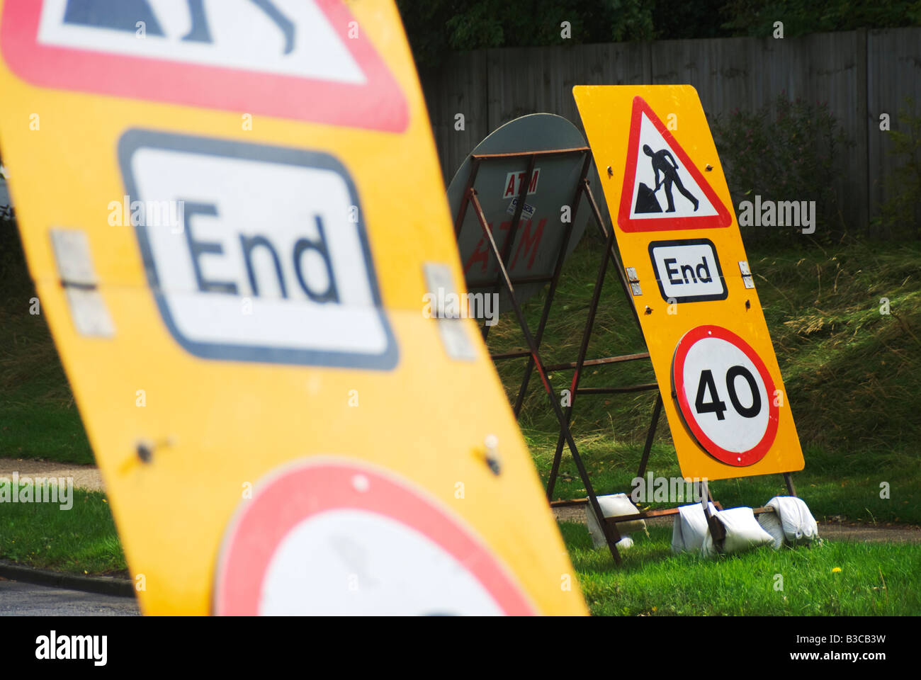 Road building in progress, UK Stock Photo - Alamy