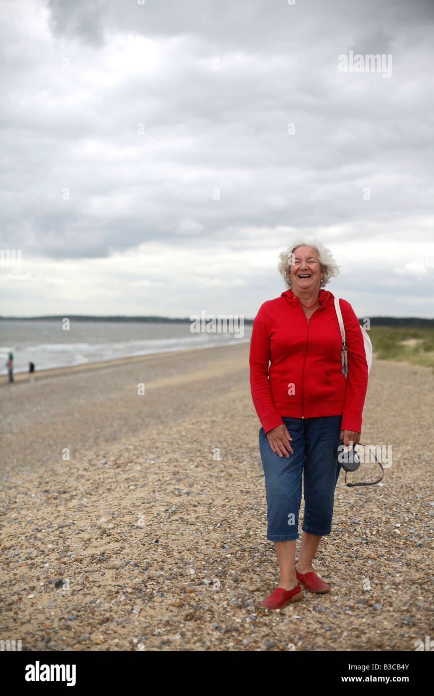 women 60+ on beach happy Stock Photo - Alamy