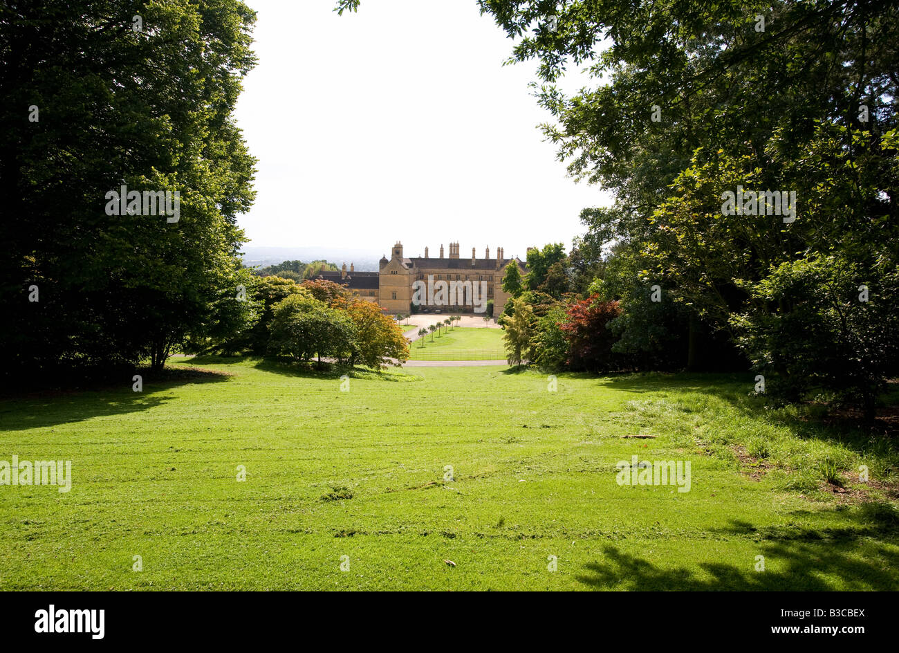 Batsford House in the grounds of Batsford Arboretum, Gloucestershire ...