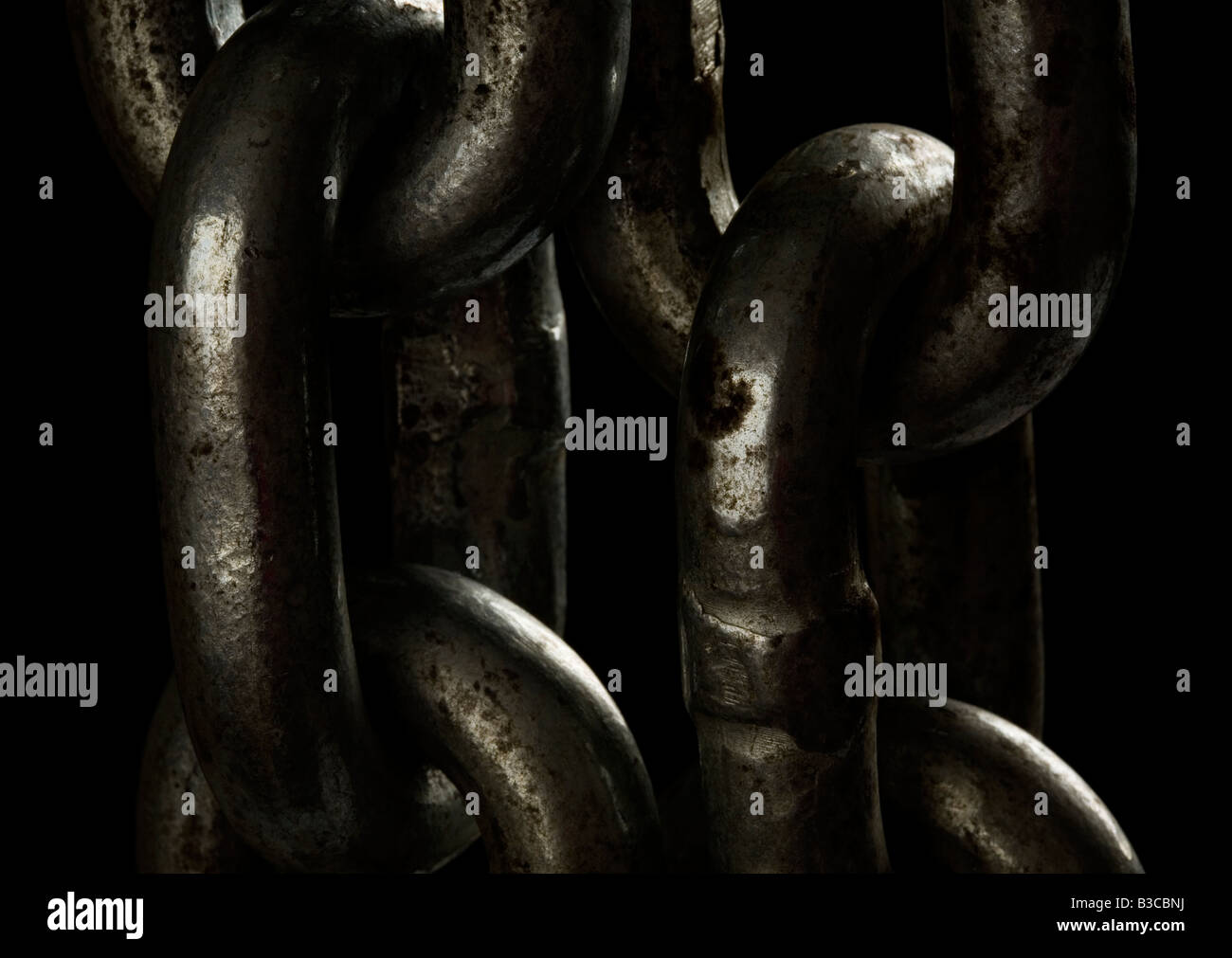 Heavy Metal Chains Stock Photo - Alamy