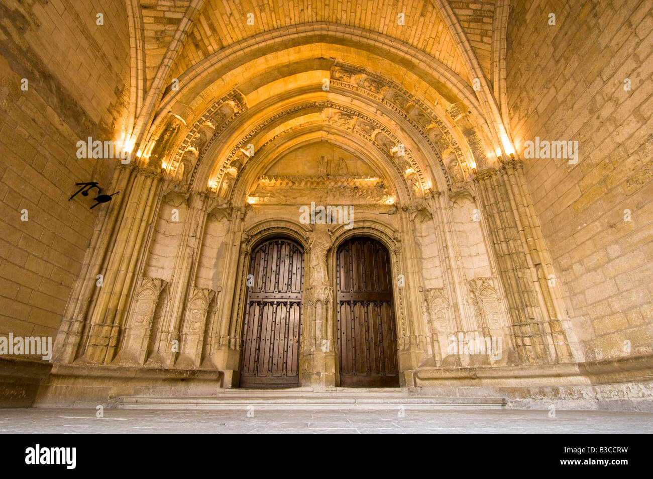 Europe France Provence Avignon Palais des Papes Magna Porta Loggia ...