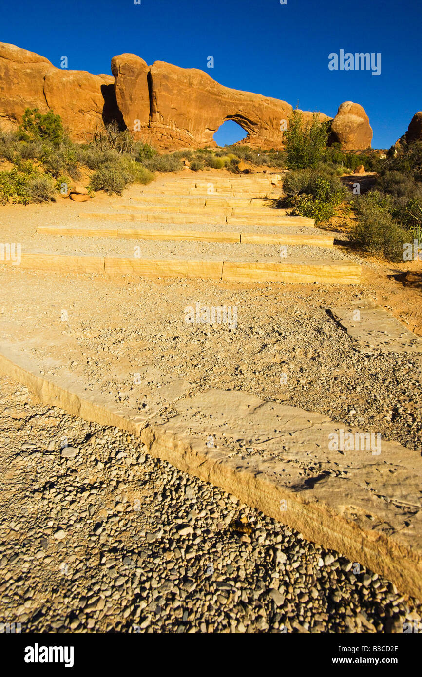 The North Window Arches National Park Utah Stock Photo - Alamy