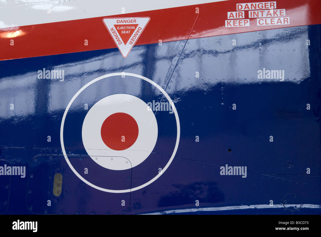 RAF Trainer detail Stock Photo - Alamy