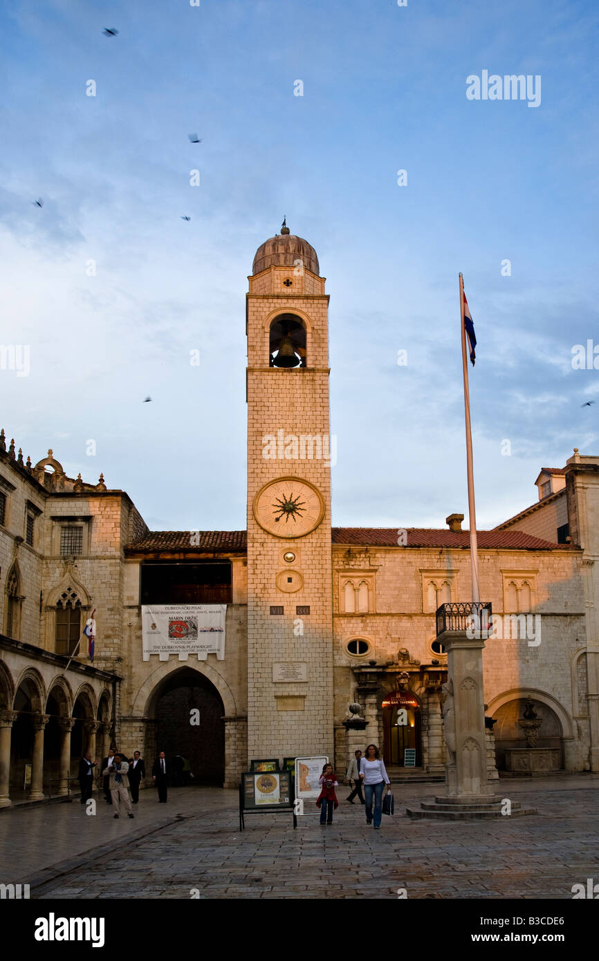 Bell tower on dubrovnik hi-res stock photography and images - Alamy