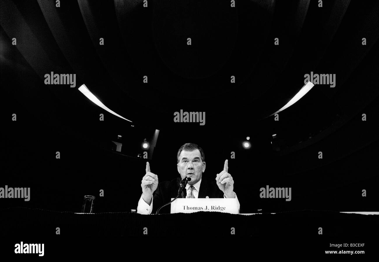 NEW YORK, NY - Secretary of Homeland Security Thomas "Tom" Ridge ...