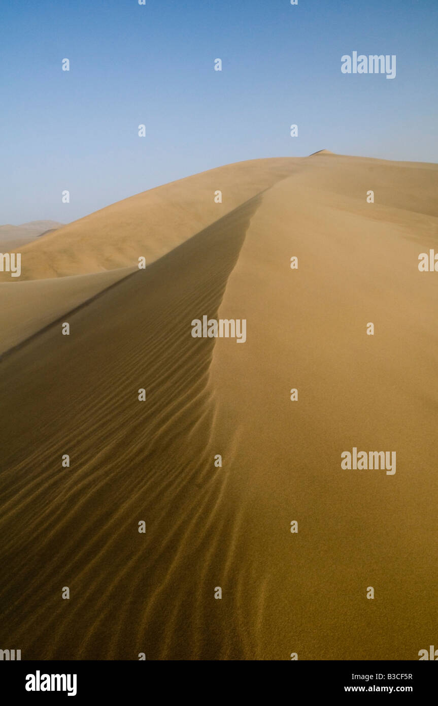 Amazing desert landscape in Gansu China Stock Photo - Alamy