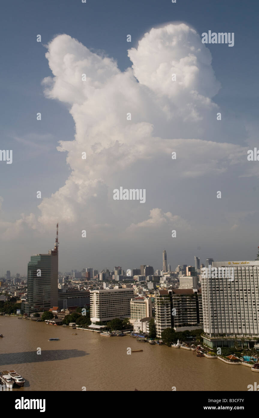 view of the Chao Praya River in Bangkok Thailand Stock Photo - Alamy