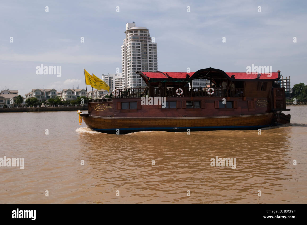 view of the Chao Praya River in Bangkok Thailand Stock Photo - Alamy