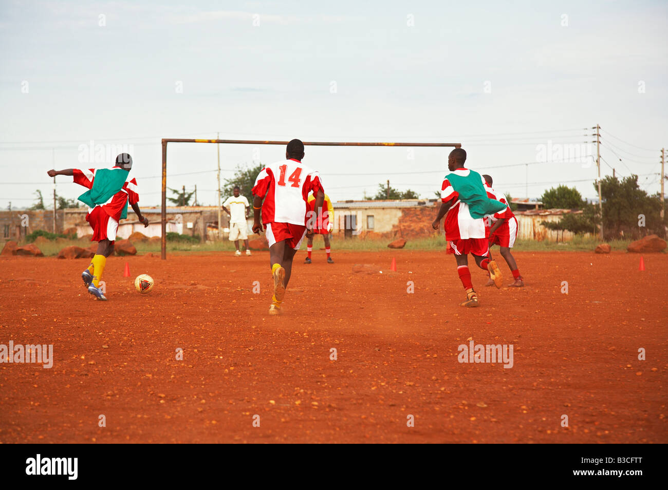 african team on soccer field Stock Photo - Alamy