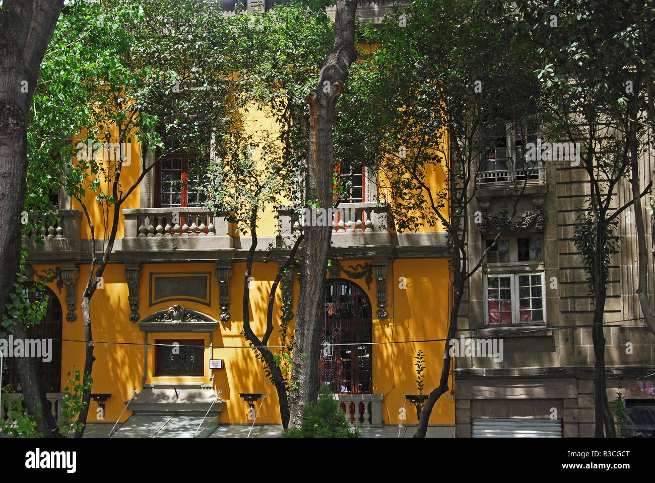Mexico City houses Stock Photo - Alamy