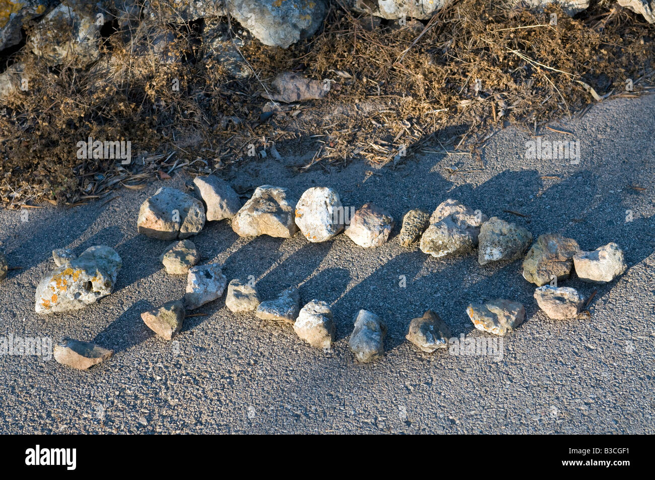 Ring of Stones in the sun Stock Photo - Alamy