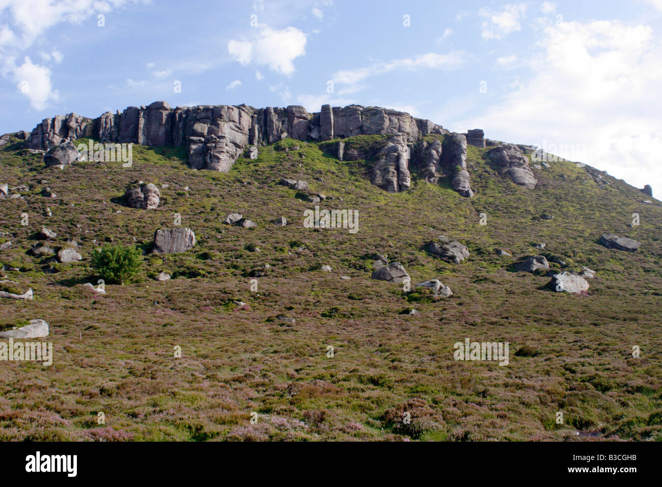 View on the Simonside Ridge walk, Northumberland, UK Stock Photo - Alamy