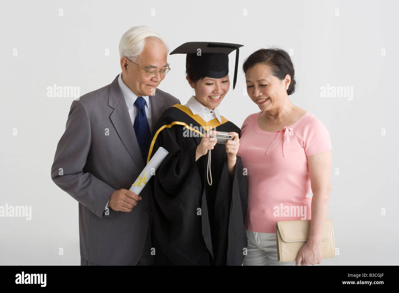 Watching daughter graduate hi-res stock photography and images - Alamy