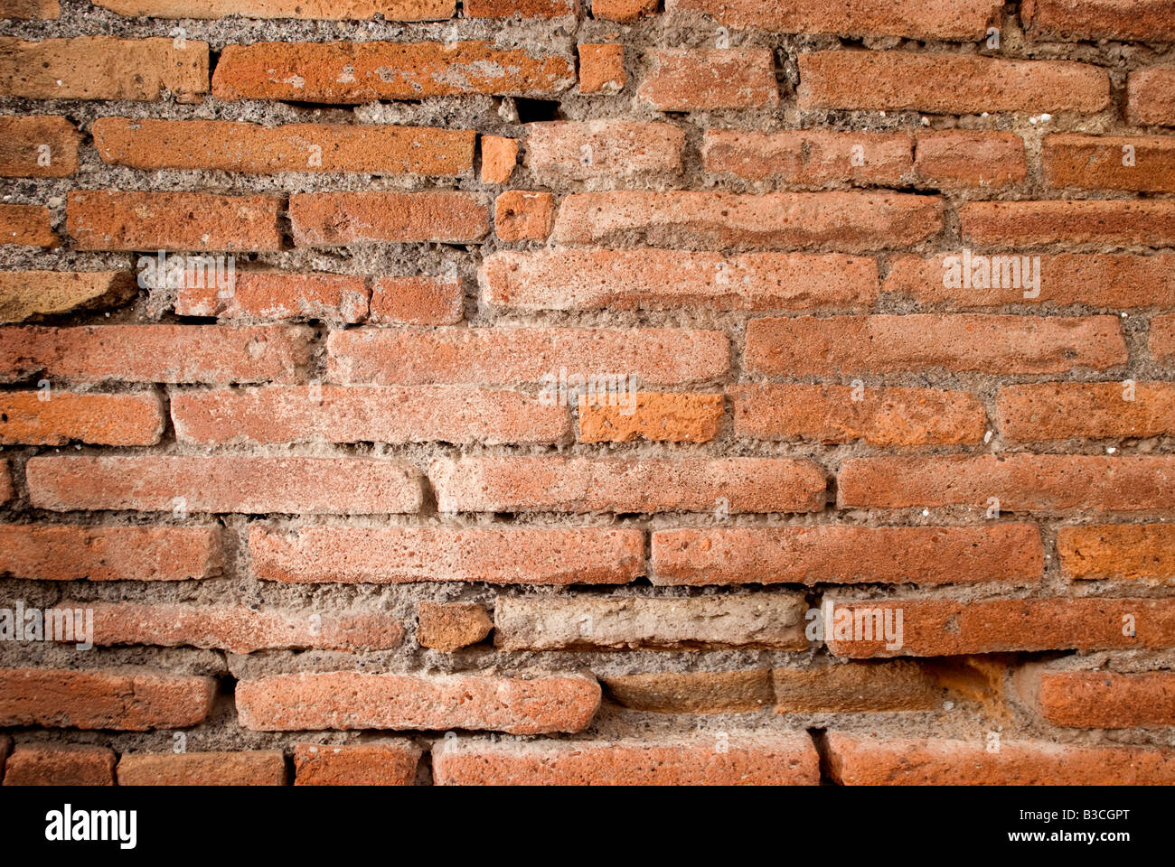 Brick Wall, Pompei Naples, Campania, Italy Stock Photo - Alamy