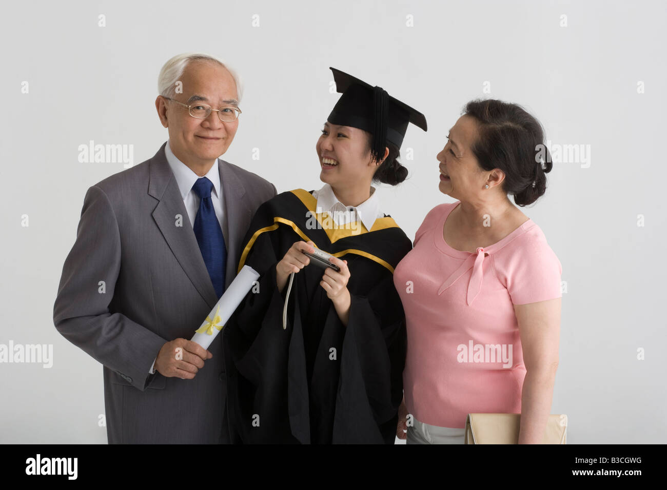 Watching daughter graduate hi-res stock photography and images - Alamy