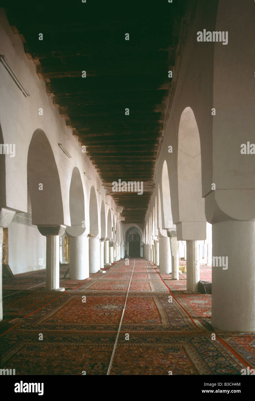 main prayer hall, Great Mosque, Sanaa, Yemen Stock Photo - Alamy