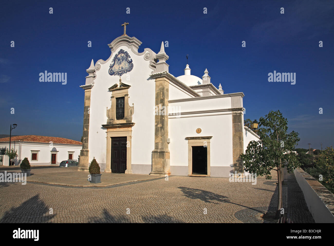 church Sao Lourenco de Matos near Almancil Algarve Portugal Stock Photo ...