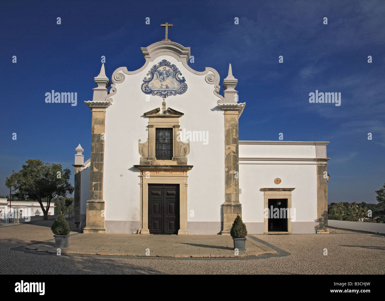 church Sao Lourenco de Matos near Almancil Algarve Portugal Stock Photo ...