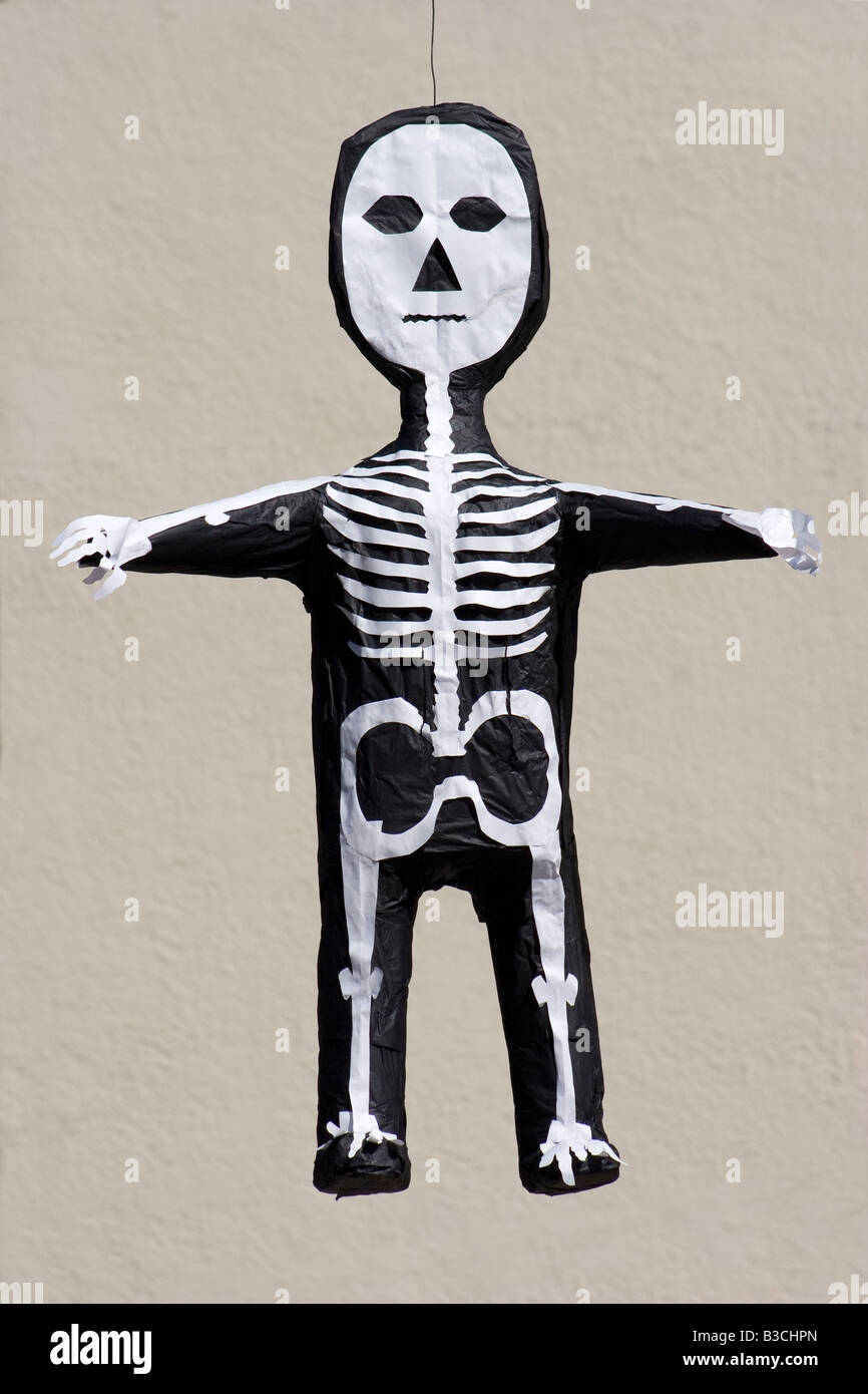 Skeleton Piñata El Pueblo Downtown Los Angeles Stock Photo - Alamy