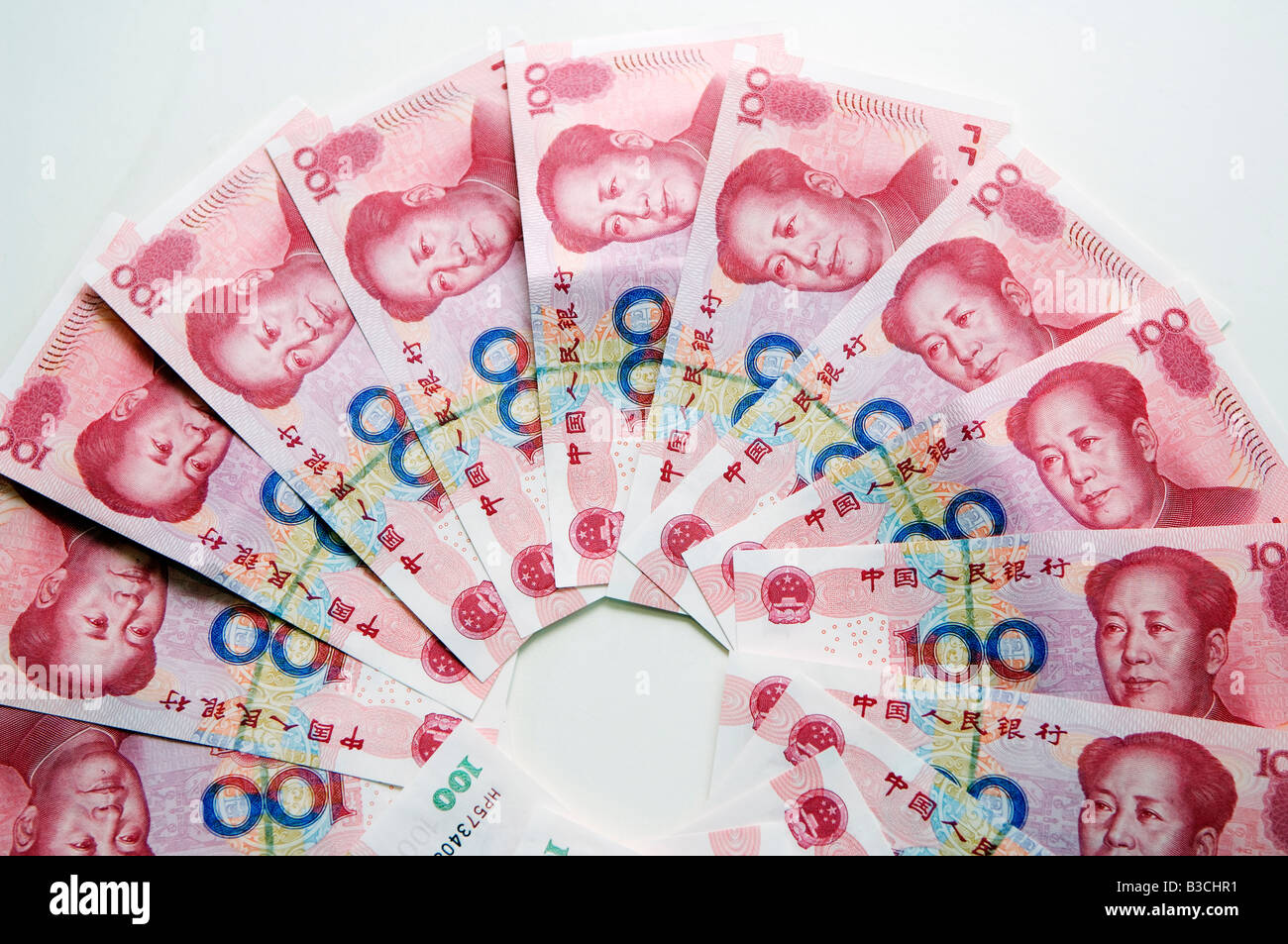 100 yuan bank notes hi-res stock photography and images - Alamy