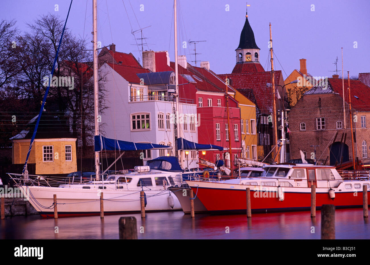 Denmark, Faaborg. The harbour & town. Faaborg is first mentioned in a ...