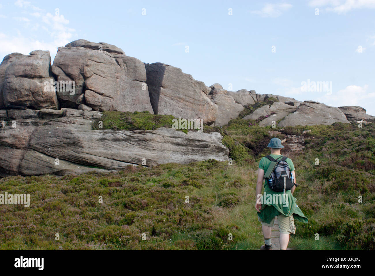 Simonside rocky outcrop hi-res stock photography and images - Alamy