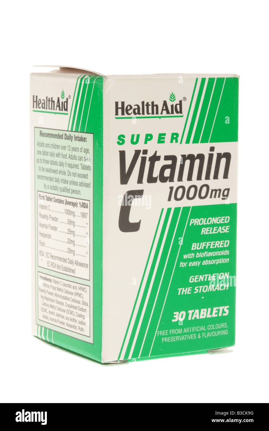 Vitamin C Tablets Stock Photo - Alamy