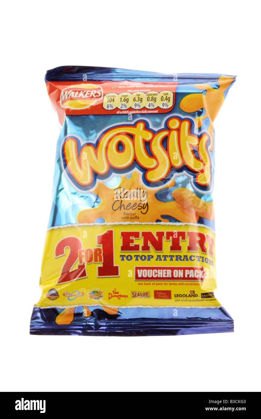Wotsits Savoury Crisps Stock Photo - Alamy