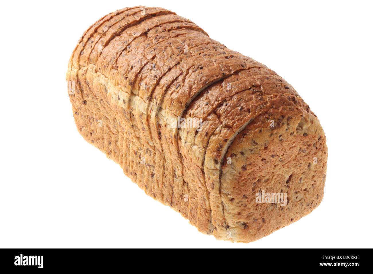 Sliced Soy Linseed Bread Stock Photo - Alamy