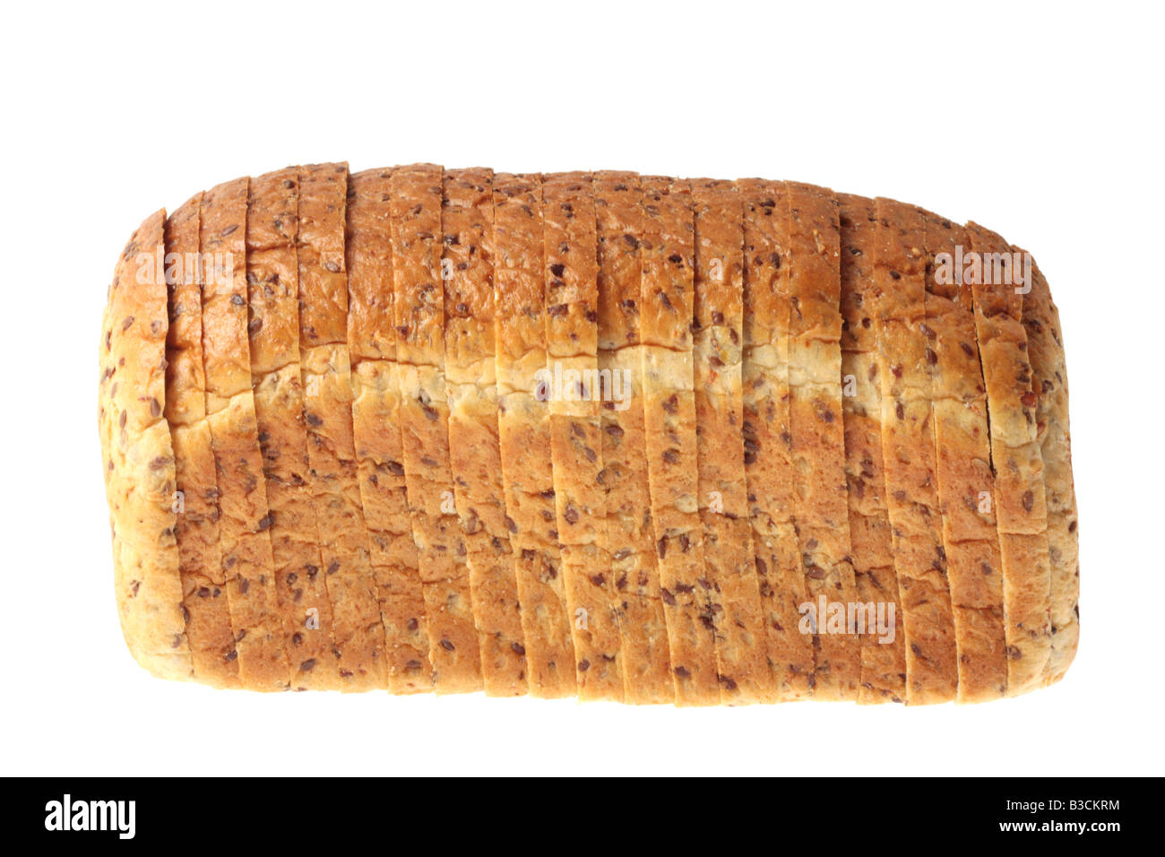 Sliced Soy Linseed Bread Stock Photo - Alamy