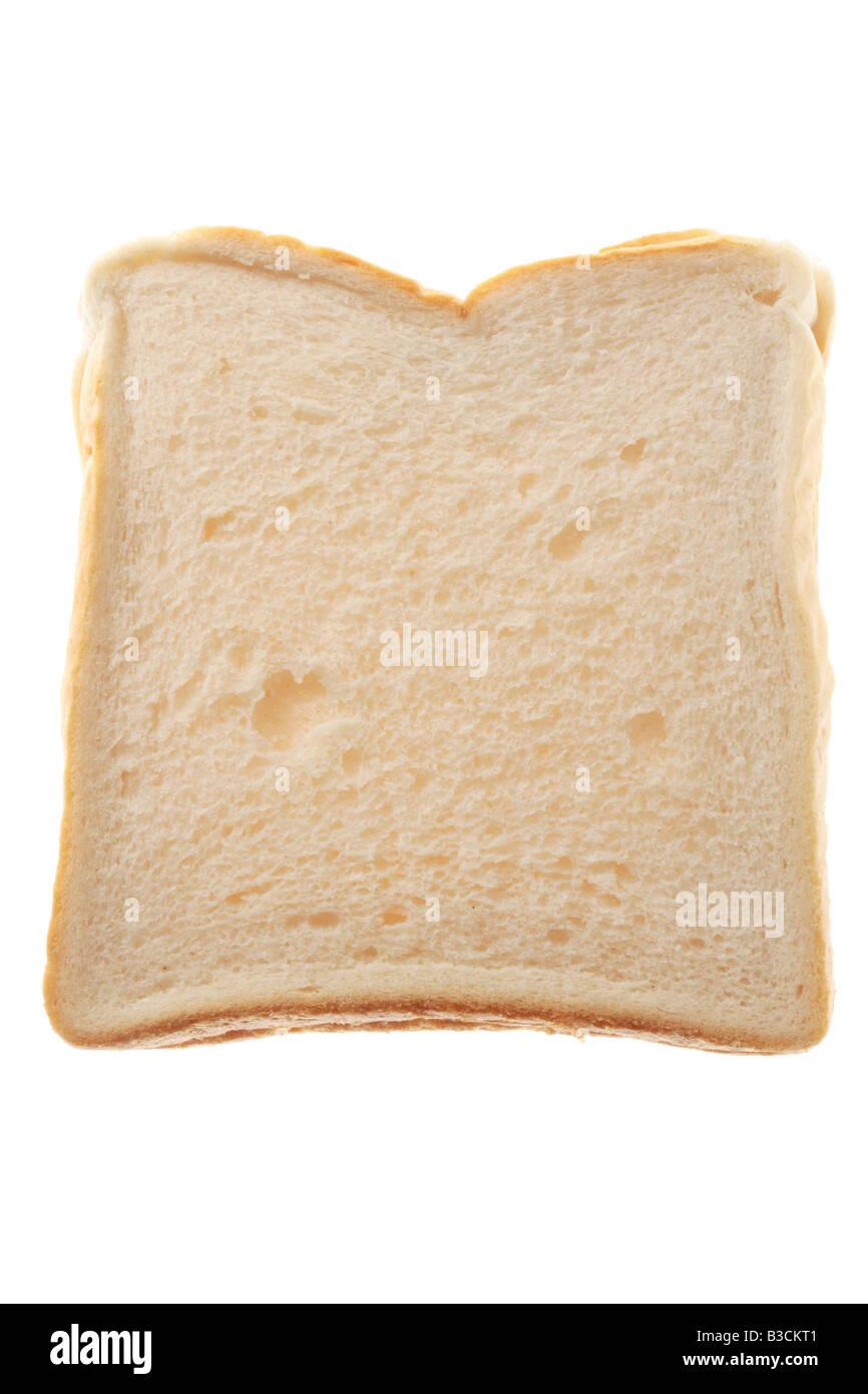 Slice of White Bread Stock Photo - Alamy