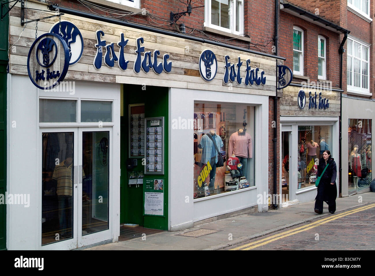 Fat Face high street retail store frontage Stock Photo - Alamy