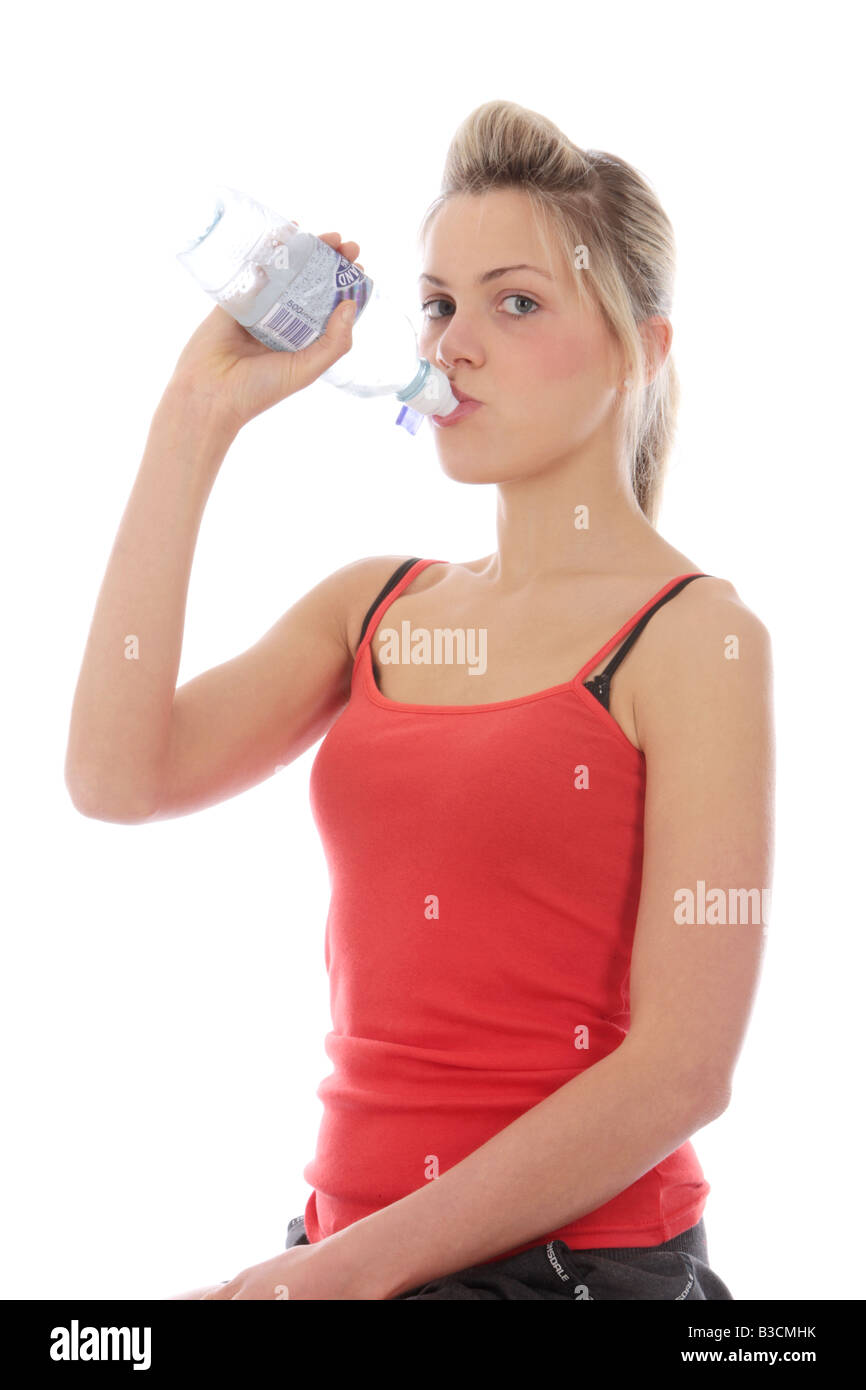 Drinking water bottled water bottled drinking bottles Cut Out Stock ...