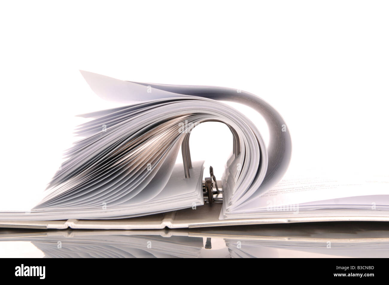 Open folder, close up Stock Photo - Alamy