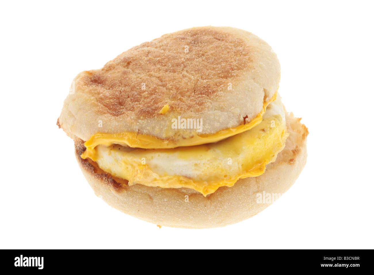 Take Away Bacon and Egg Muffin Breakfast Bun Stock Photo - Alamy