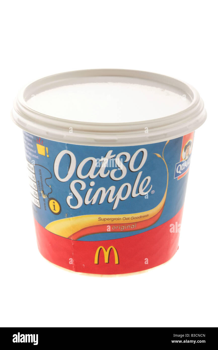 Quaker oats so simple porridge pot hi-res stock photography and images ...
