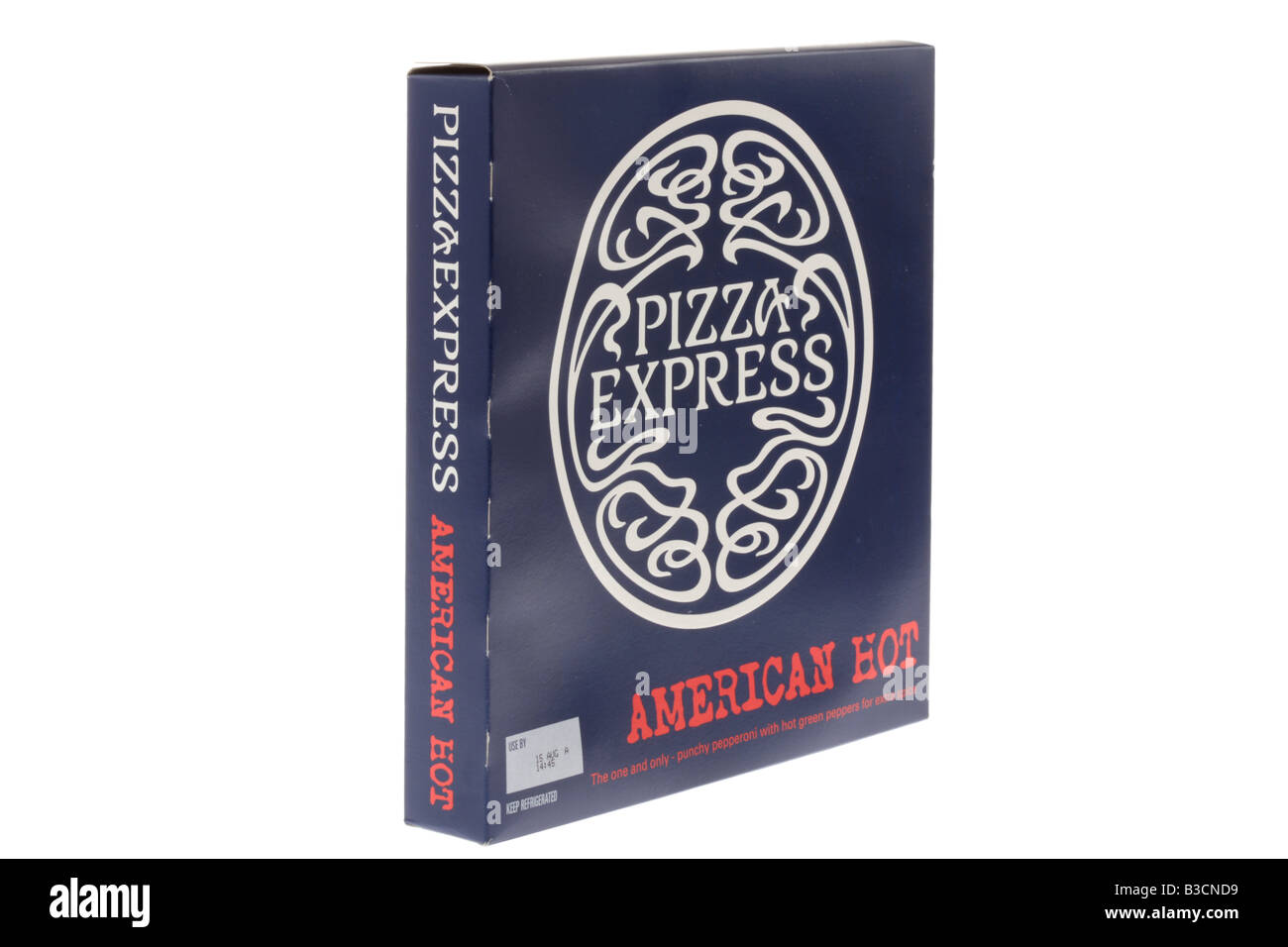 Pepperoni Pizza Box Stock Photo - Alamy