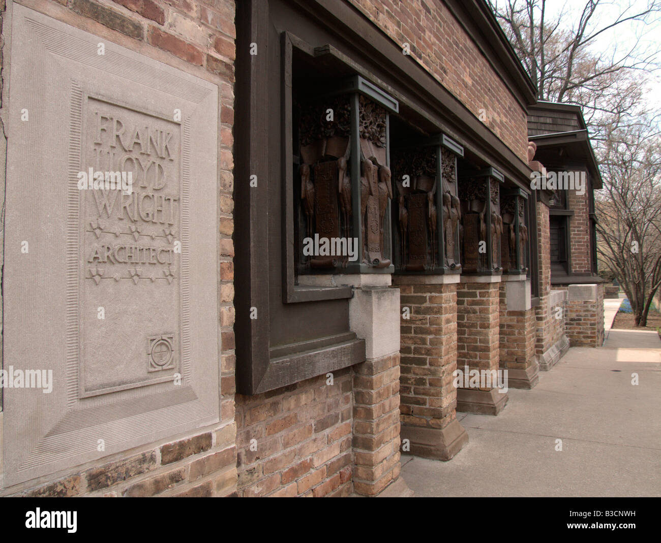 Frank Lloyd Wright Home and Studio. Oak Park. Cook County. Illinois ...
