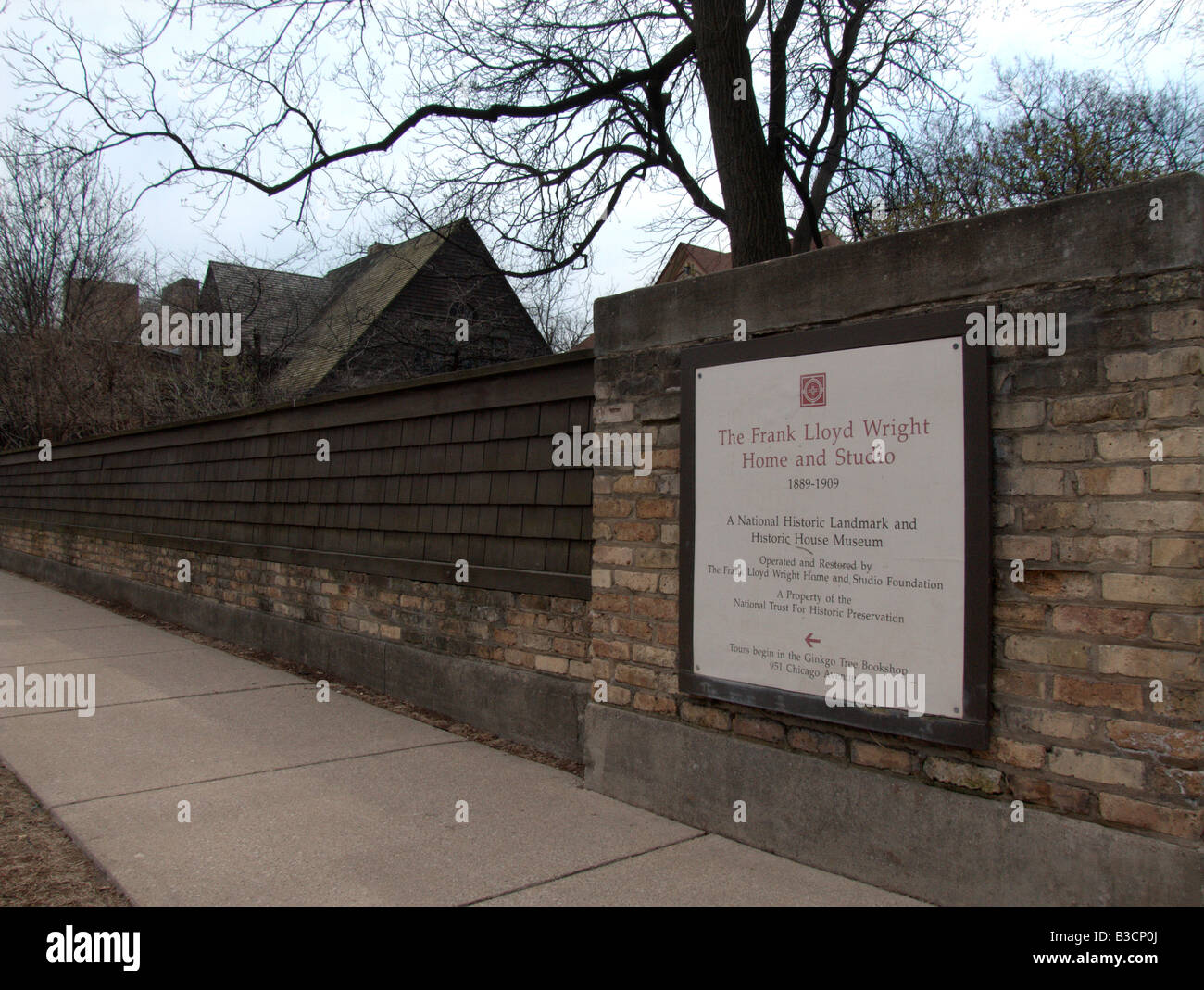 Frank Lloyd Wright Home and Studio. Oak Park. Cook County. Illinois ...
