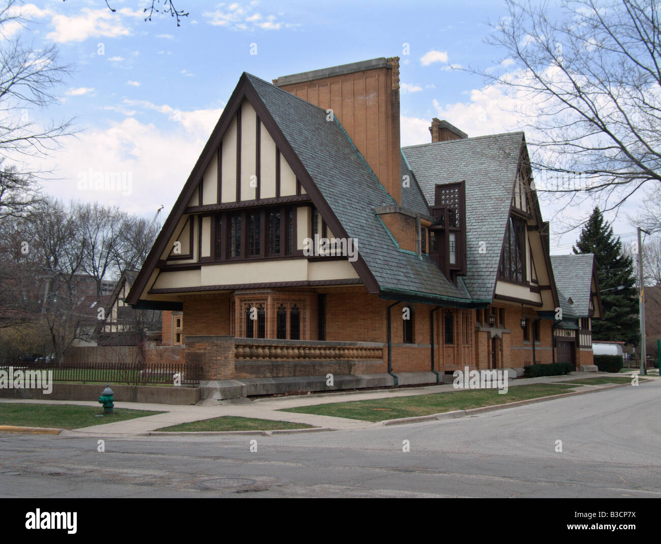 Moore Dugal Residence (by Frank Lloyd Wright). Oak Park. Cook County ...