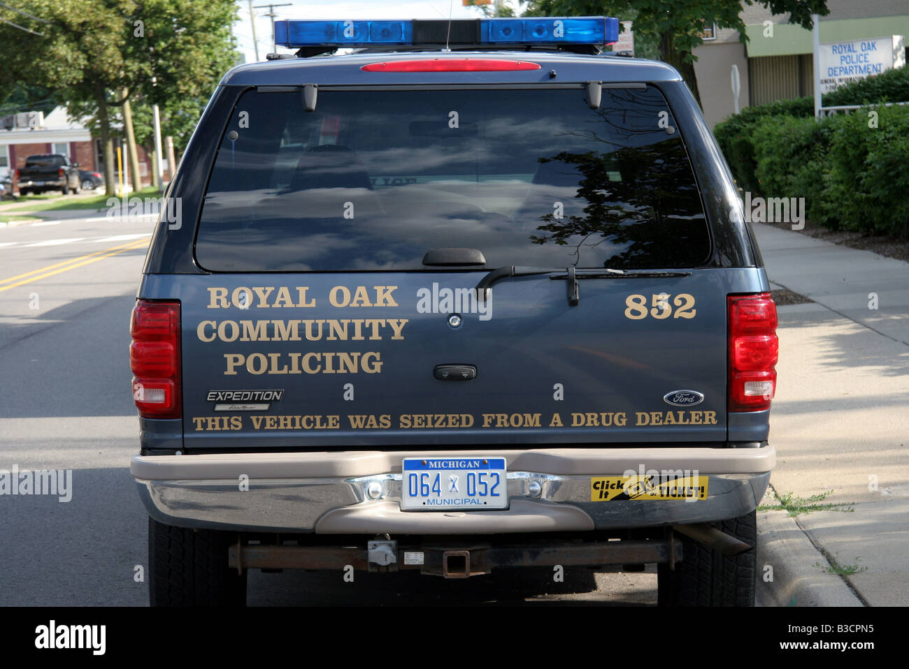 American Police vehicle taken from a drug dealer Stock Photo - Alamy