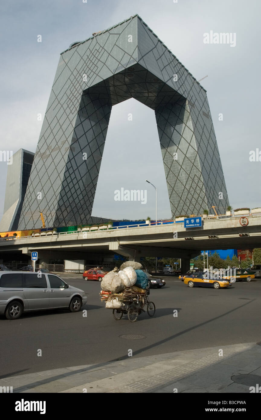 Old and New Beijing Stock Photo - Alamy