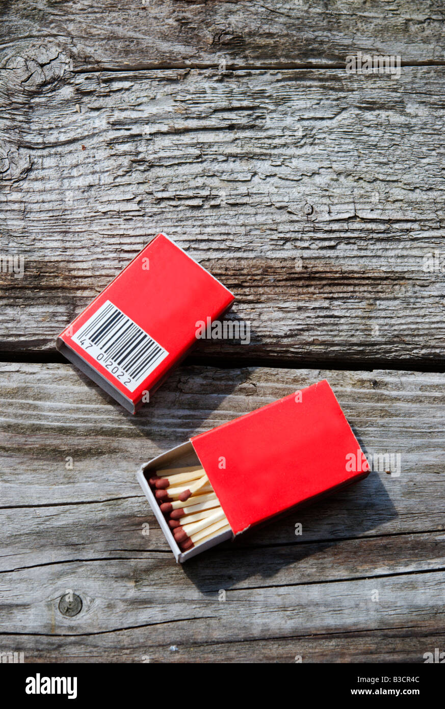 Two boxes of matches Stock Photo - Alamy
