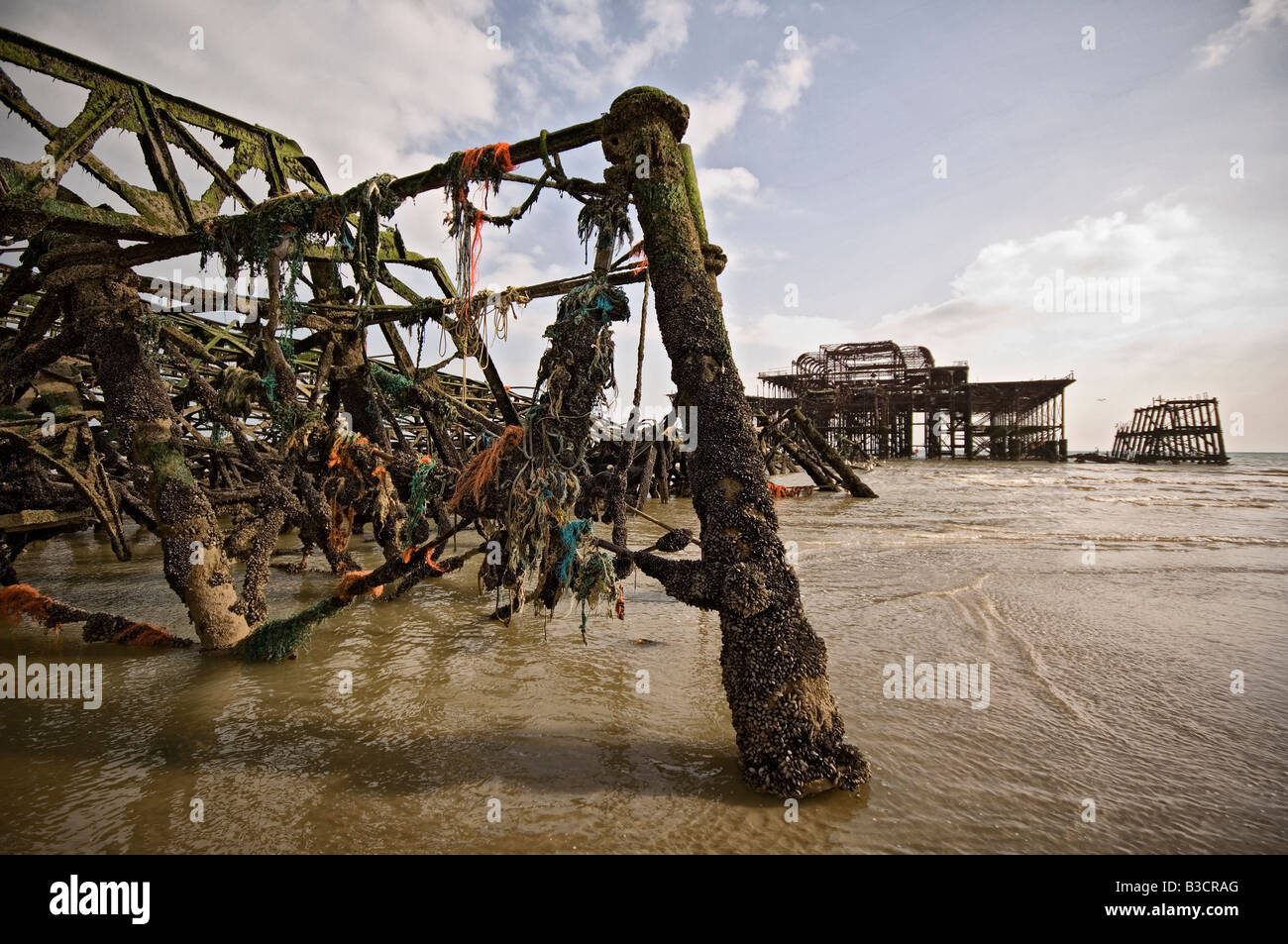 Brighton Pier Fire High Resolution Stock Photography and Images - Alamy