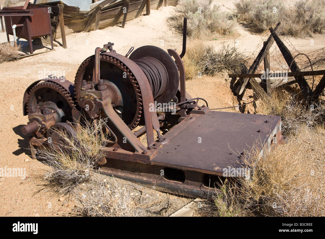 Old mining town of Randsburg California Stock Photo - Alamy