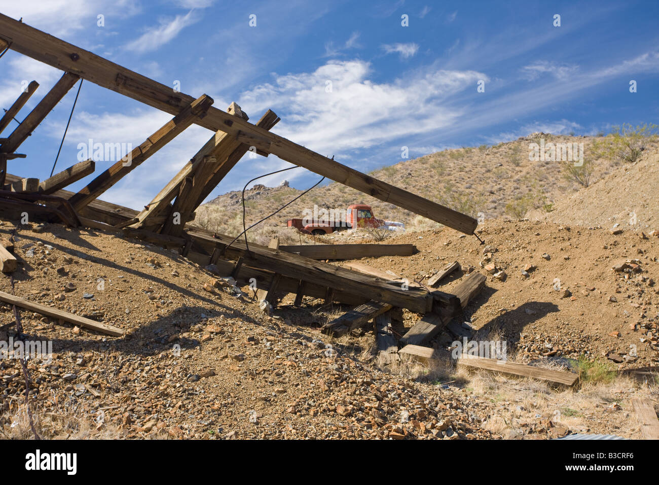Old mining town of Randsburg California Stock Photo - Alamy