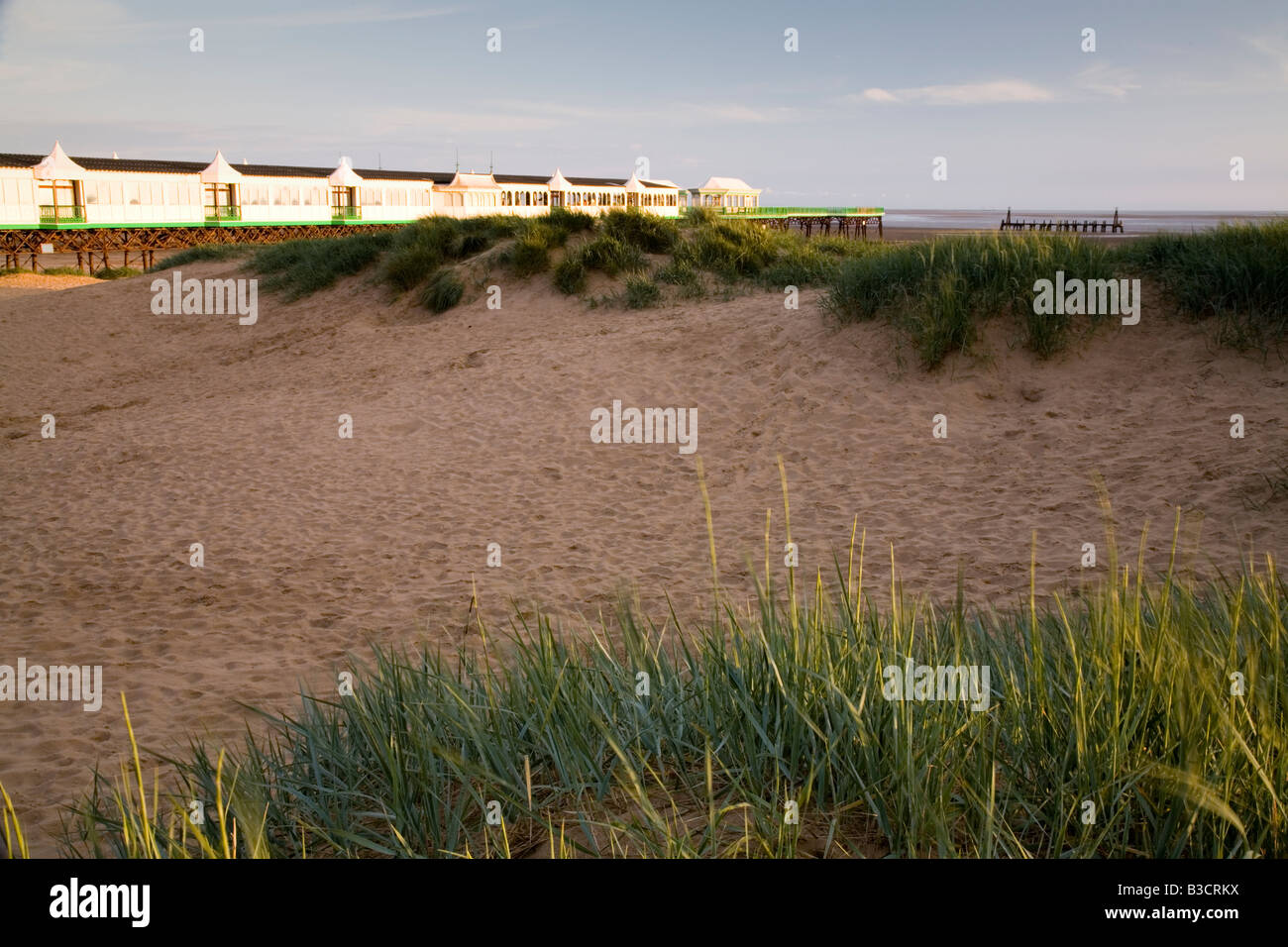 St annes beach and dunes at sunset hi-res stock photography and images ...