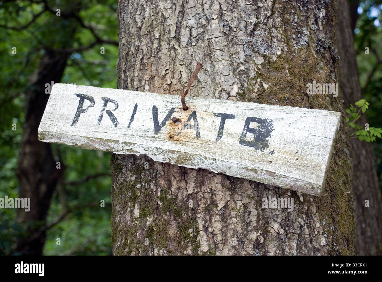 Private sign. Keep out Stock Photo - Alamy