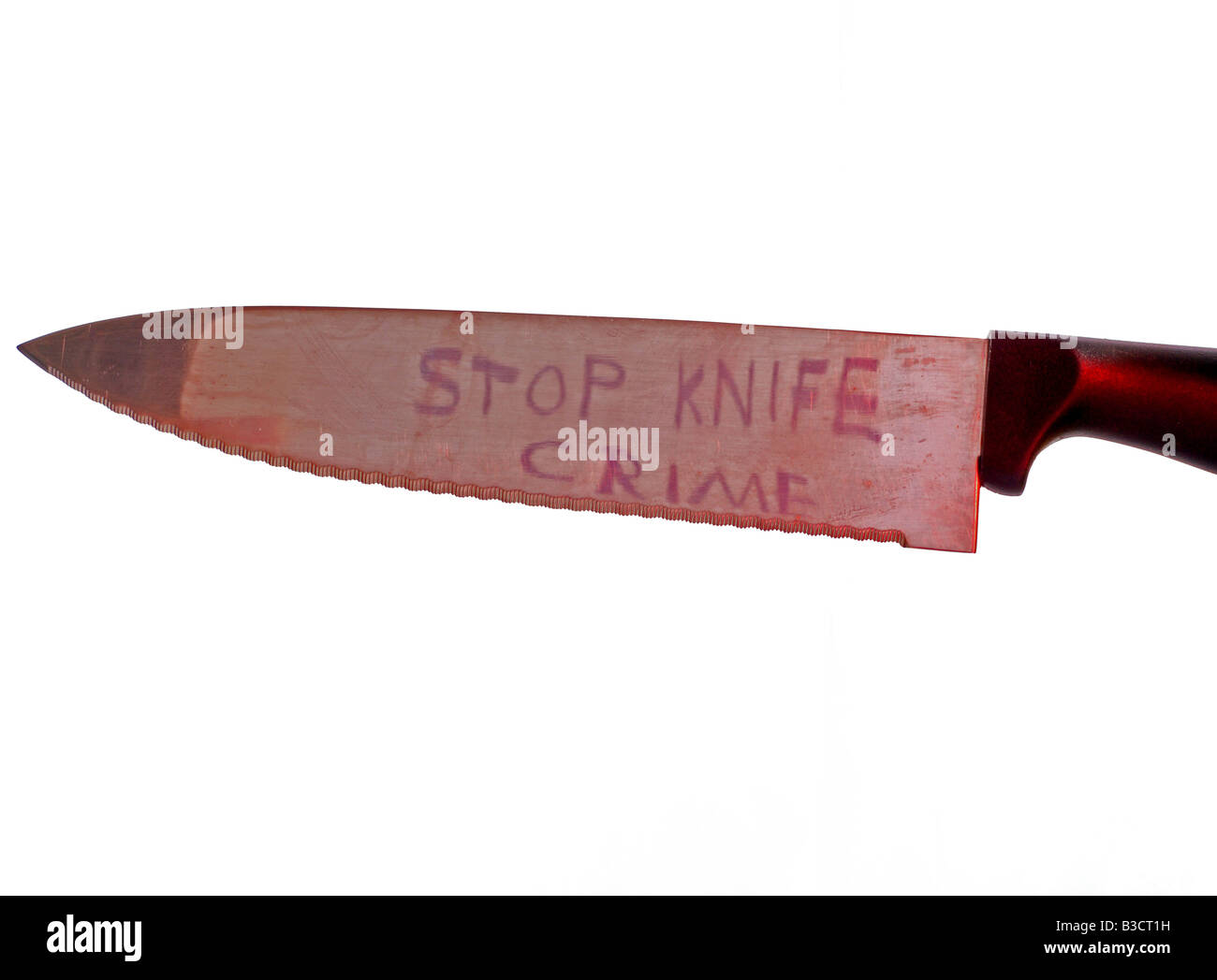 Stop knife crime Stock Photo - Alamy
