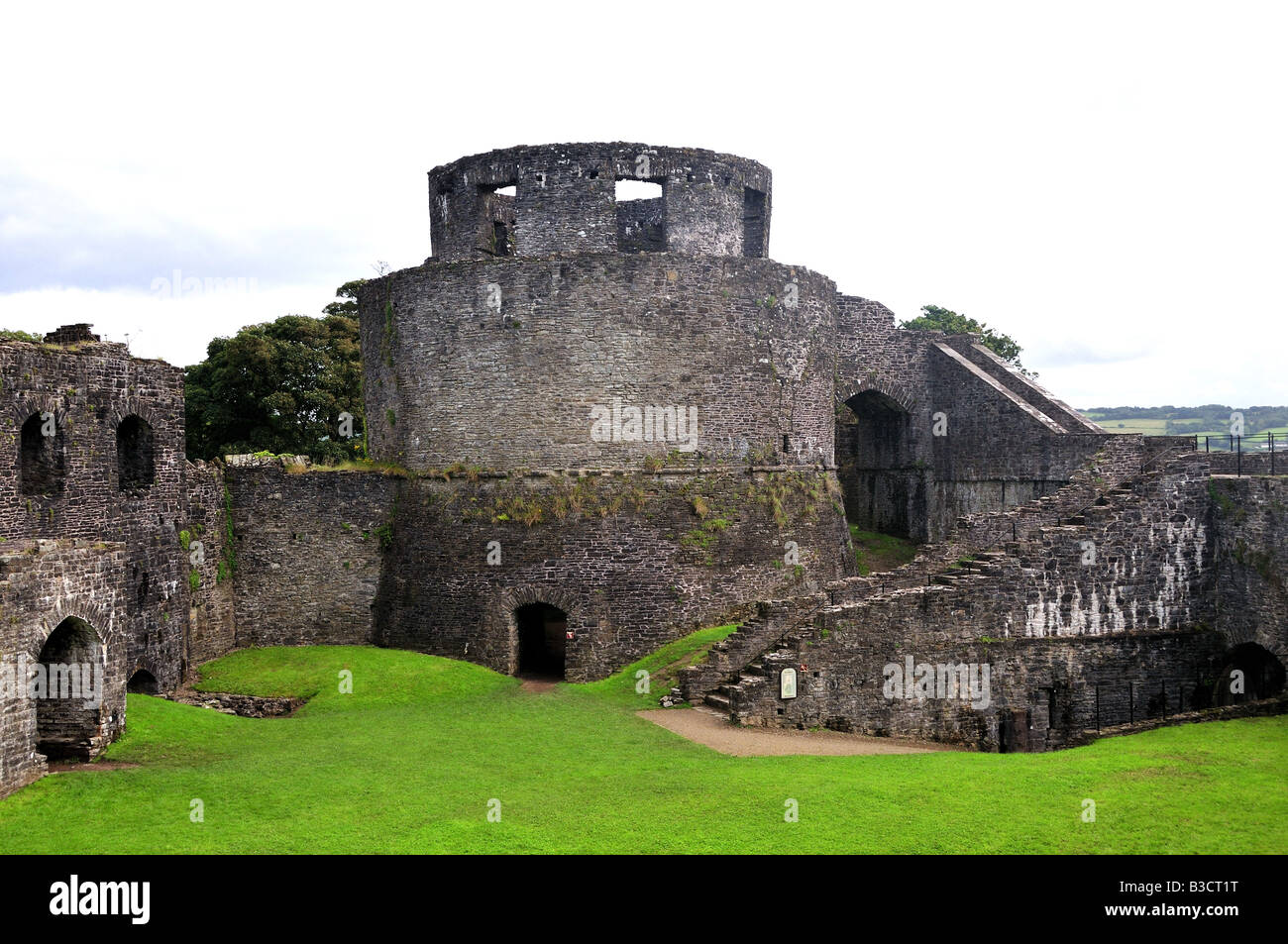 Dinefwr Castle Llandeilo Carmarthenshire Wales Stock Photo - Alamy